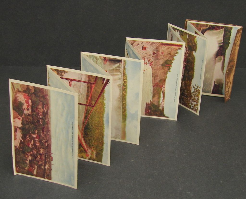 accordian folded images 2nd illustration | Postcard History
