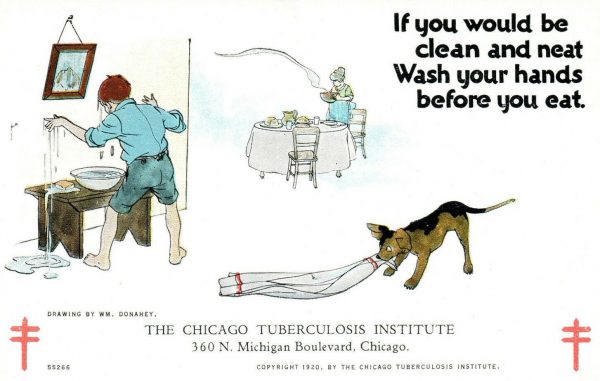 hand washing | Postcard History