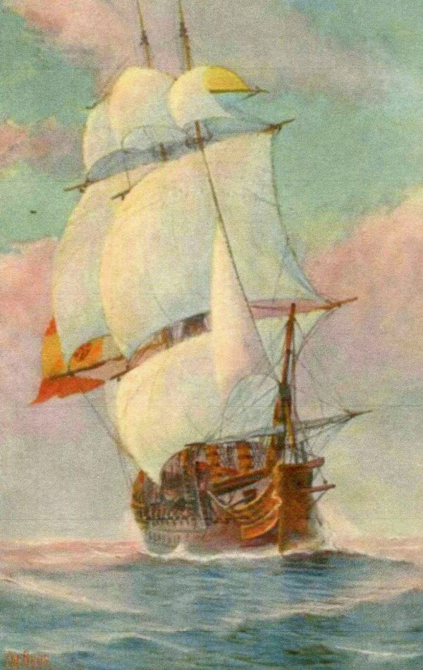 santa maria 2 vertical | Postcard History