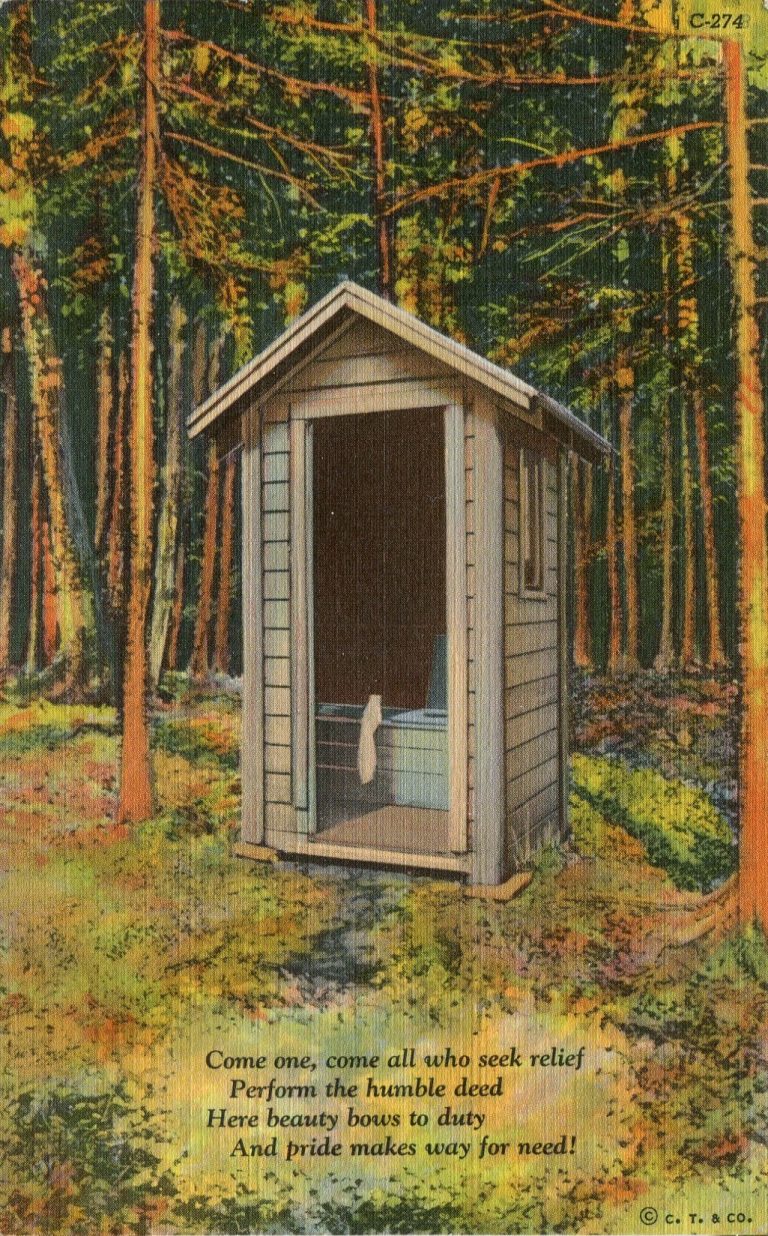 Outhouse Humor What’s funny? What’s not? | Postcard History
