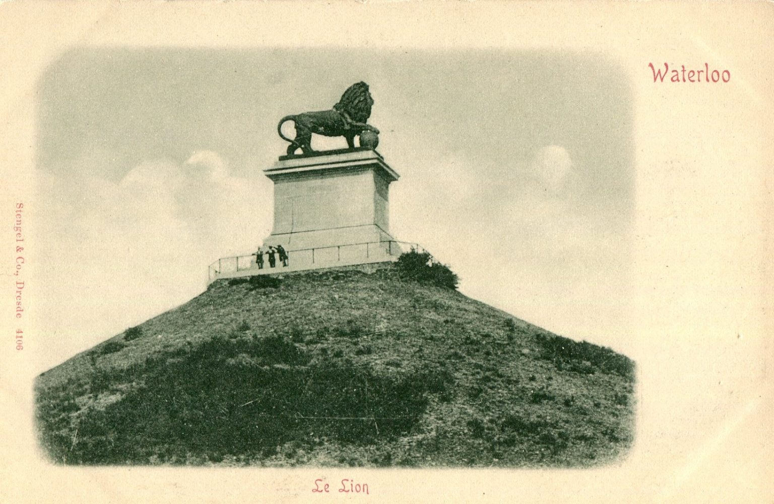 The Lion at Waterloo | Postcard History