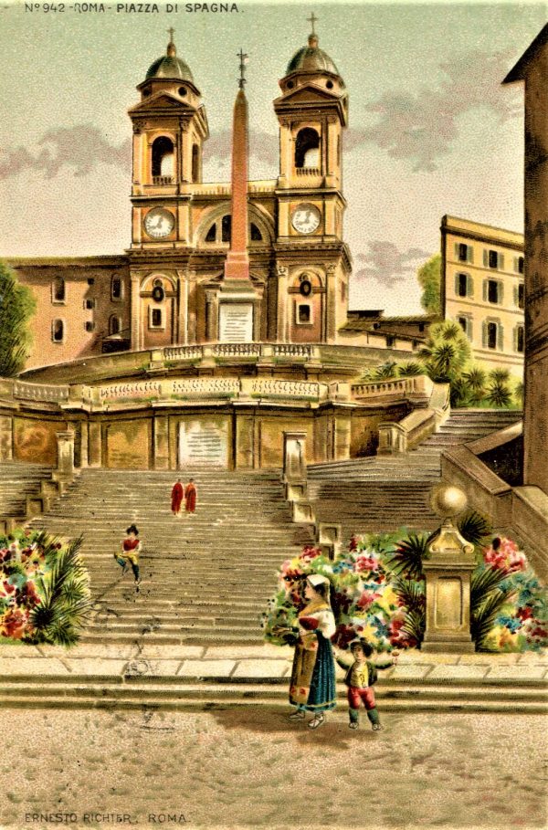 Rome_Spanish Steps | Postcard History