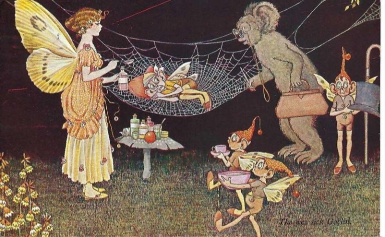 sick fairy | Postcard History