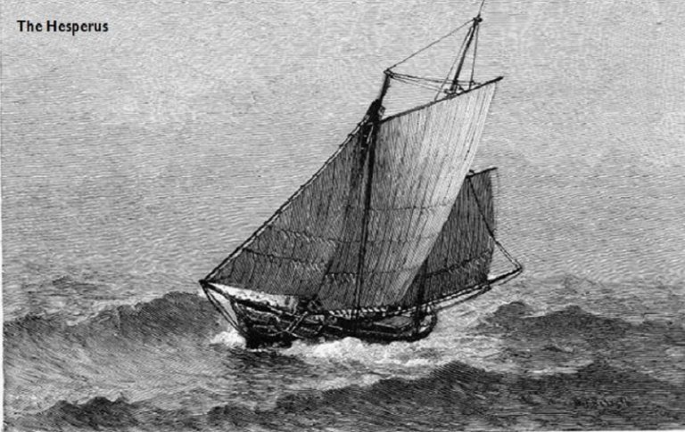 The Site Where Hesperus Wrecked | Postcard History