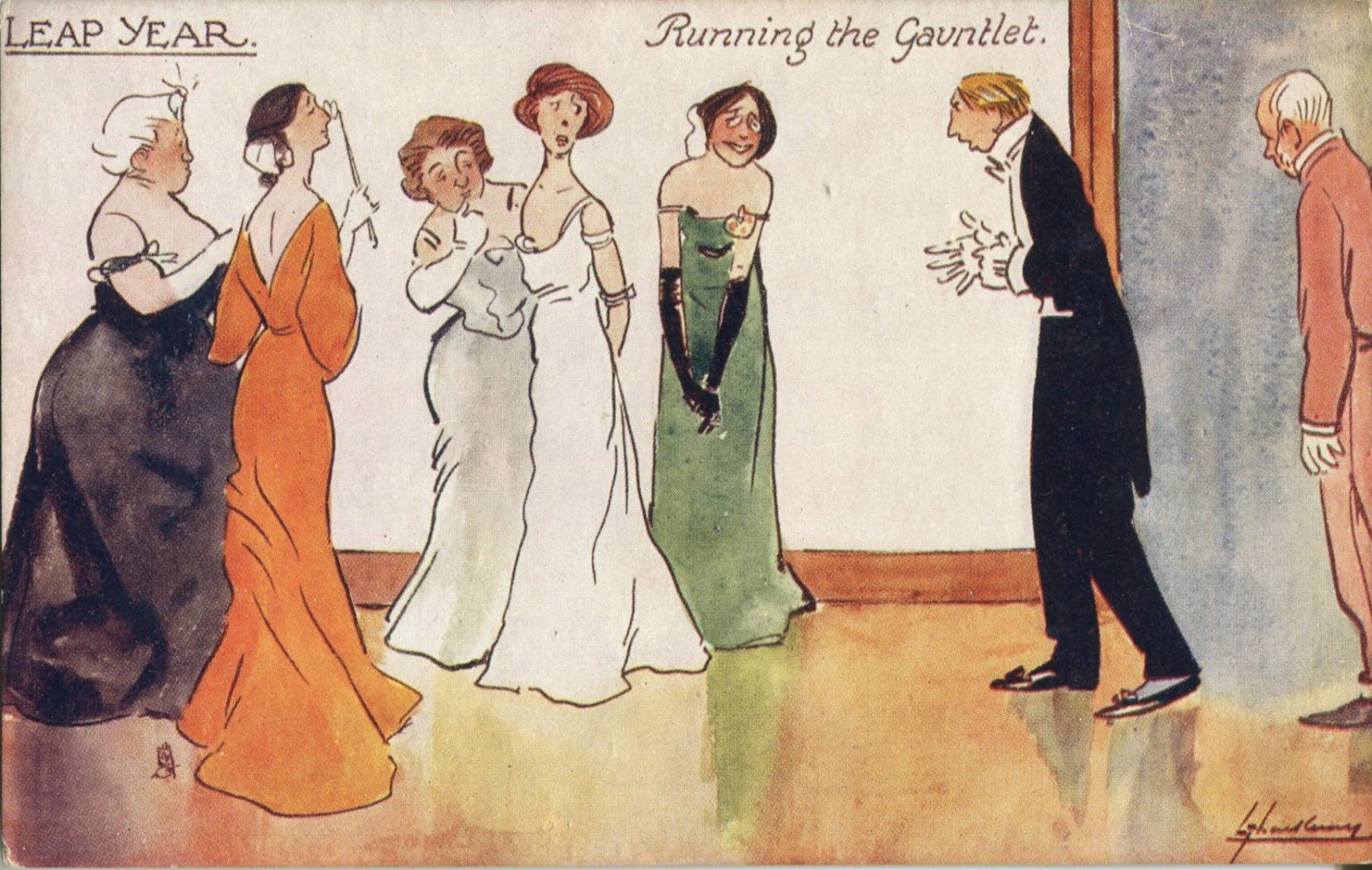 Running the Gauntlet | Postcard History