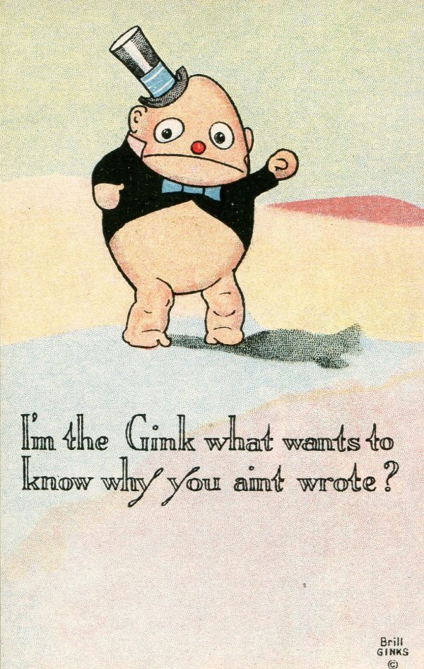George R. Brill and His Ginks Postcards | Postcard History