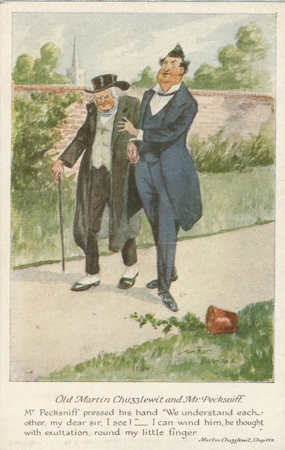 Arthur Moreland and his Homage to Dickens | Postcard History