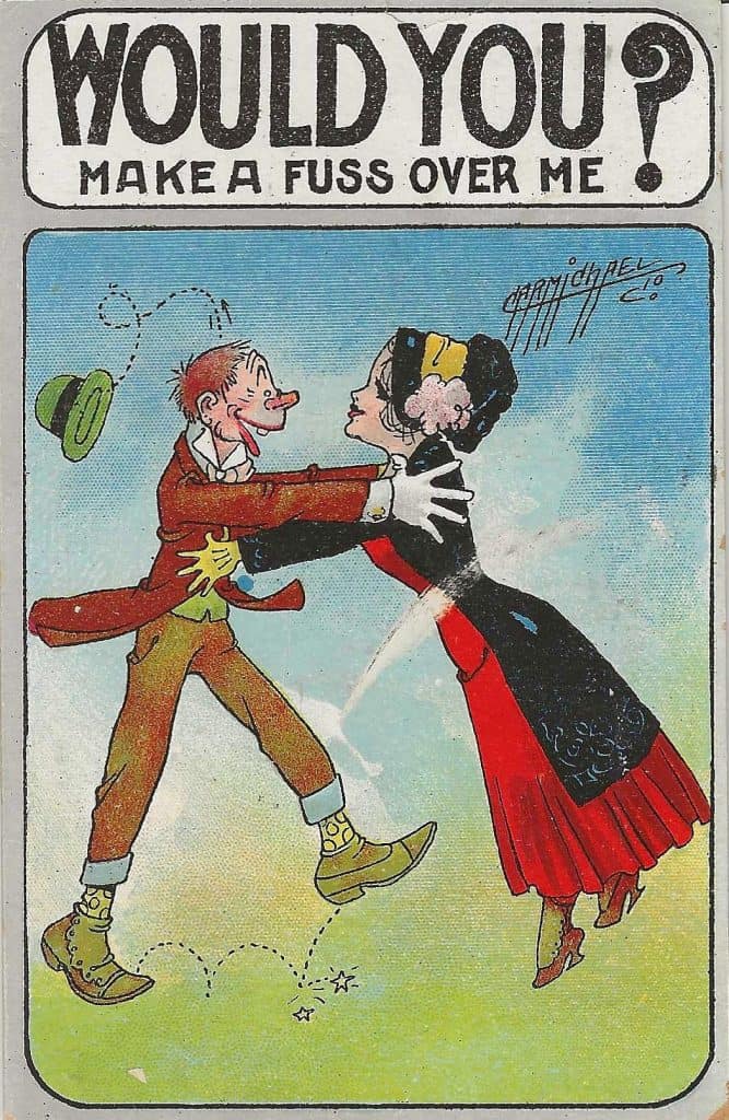 Make a fuss over me | Postcard History