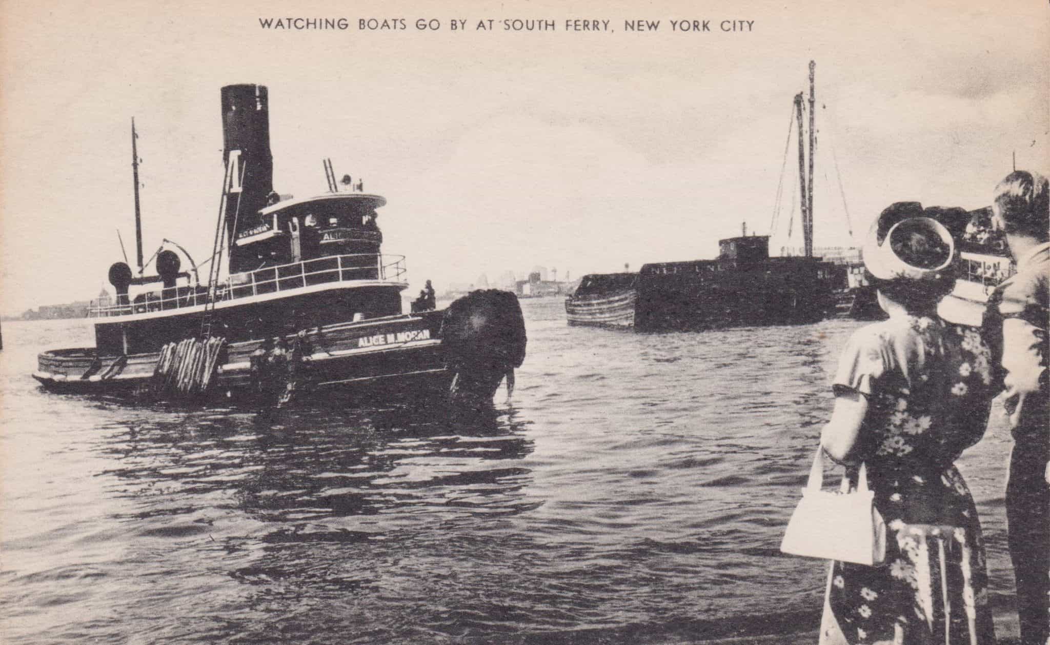 The Lesser-Known Vessels in the New York Harbor | Postcard History
