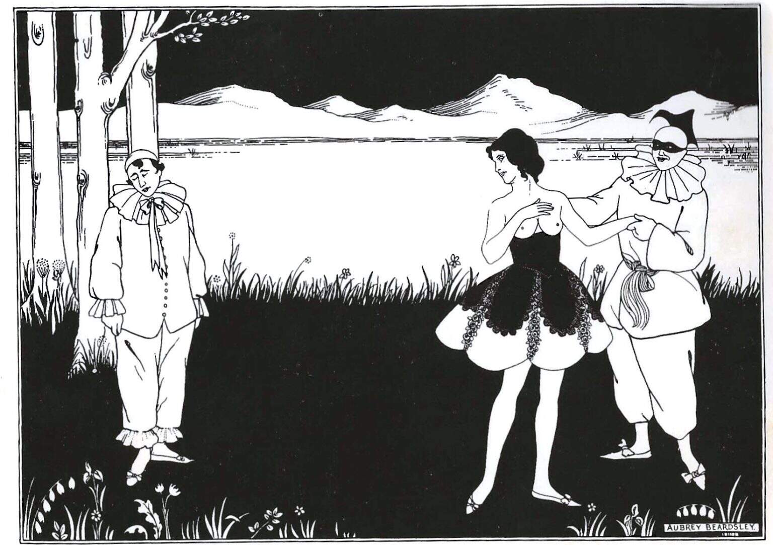 La Coquette Pierrot 1894 | Postcard History