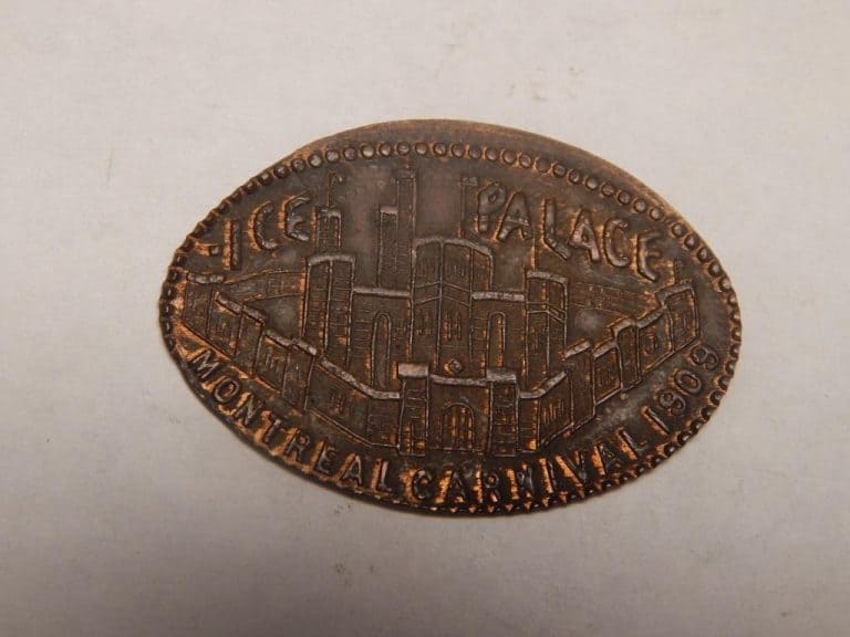 Figure B 1909 carnival token front side | Postcard History