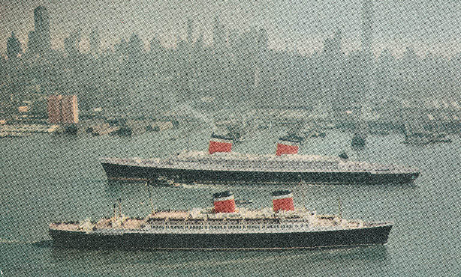 SS America and SS United States | Postcard History