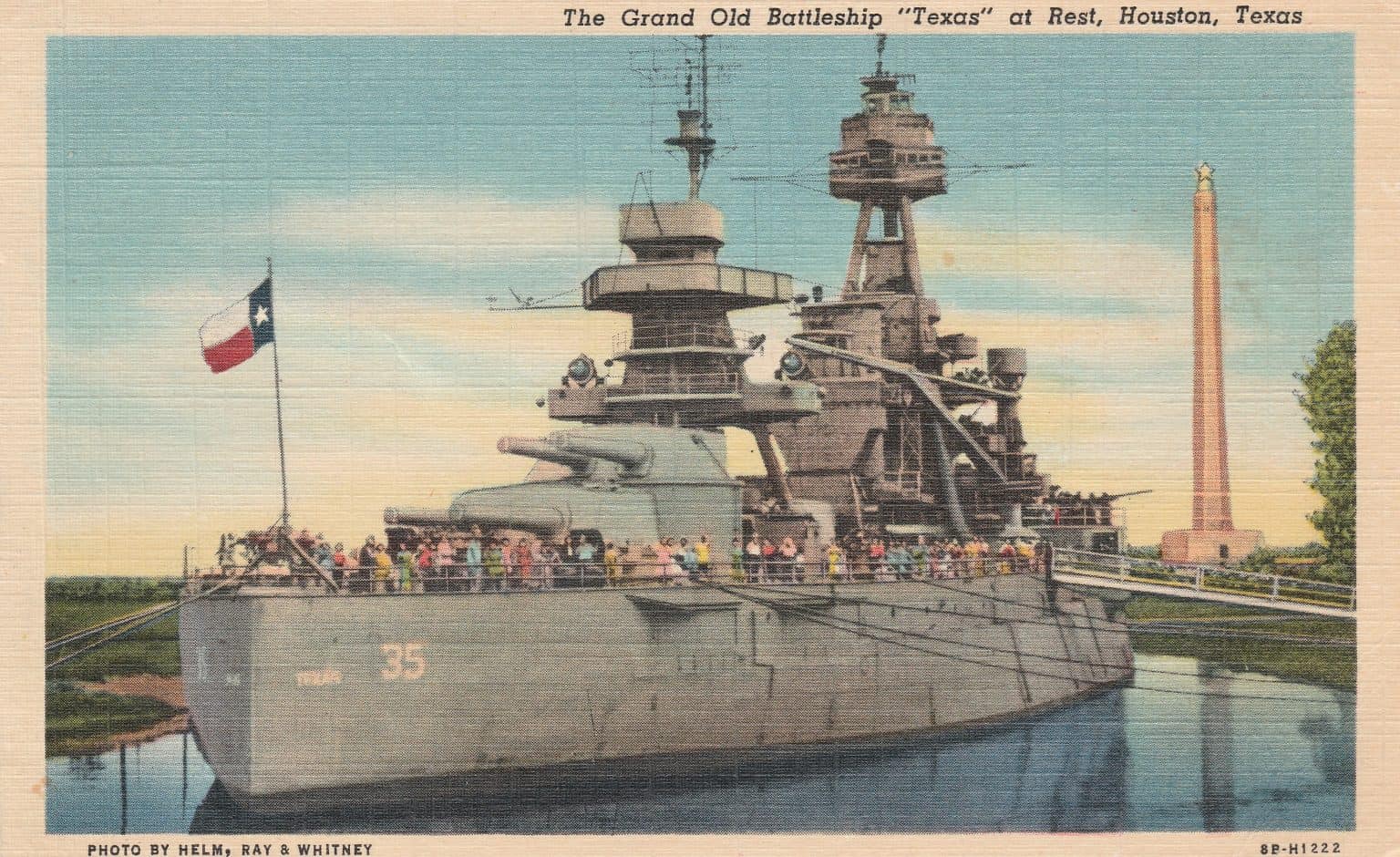 The Battleship USS Texas | Postcard History