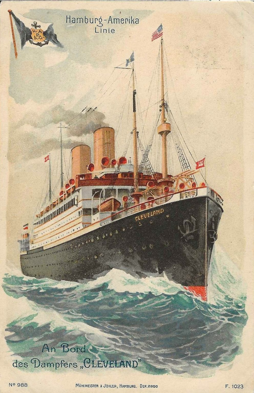 Hamburg – America LineA Casual History of HAPAG Postcards | Postcard ...