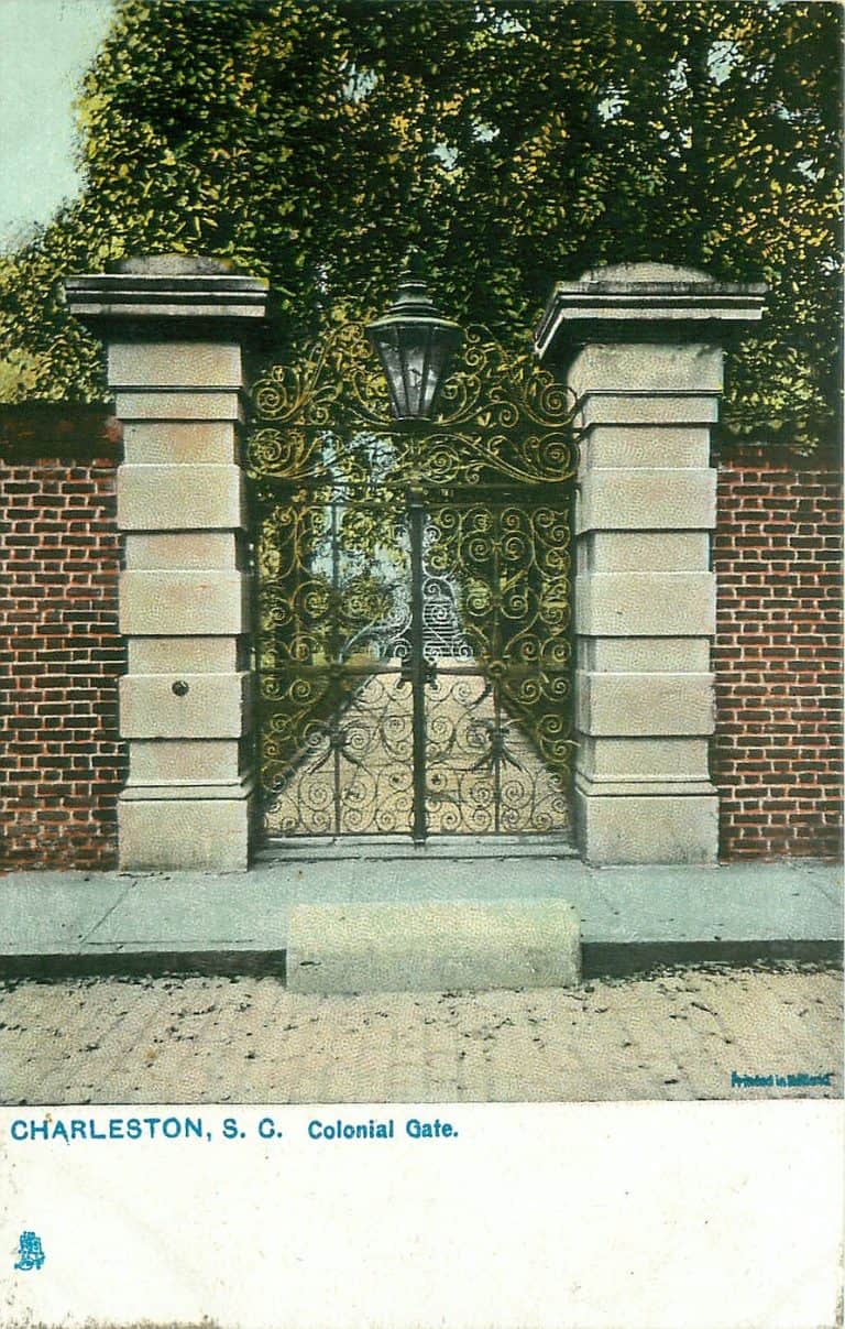 colonial gate | Postcard History