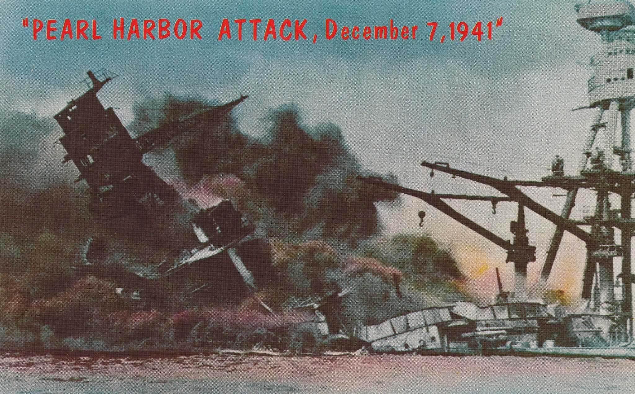 Battleships of the U. S. Navyand the Pearl Harbor Attack | Postcard History