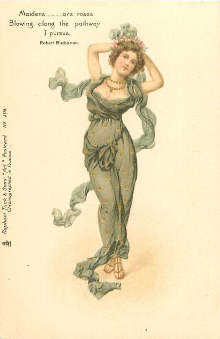 Maidens are roses | Postcard History